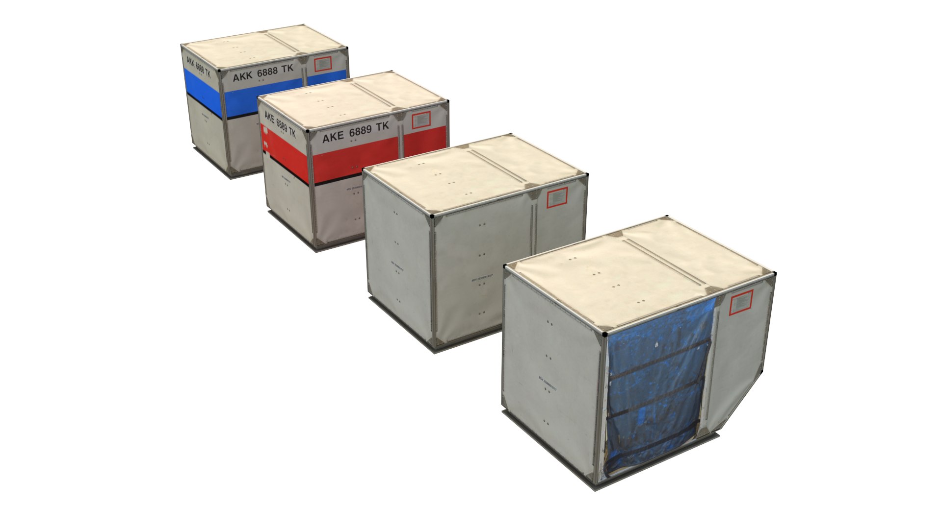 Air Cargo Container 3D - TurboSquid 2107128