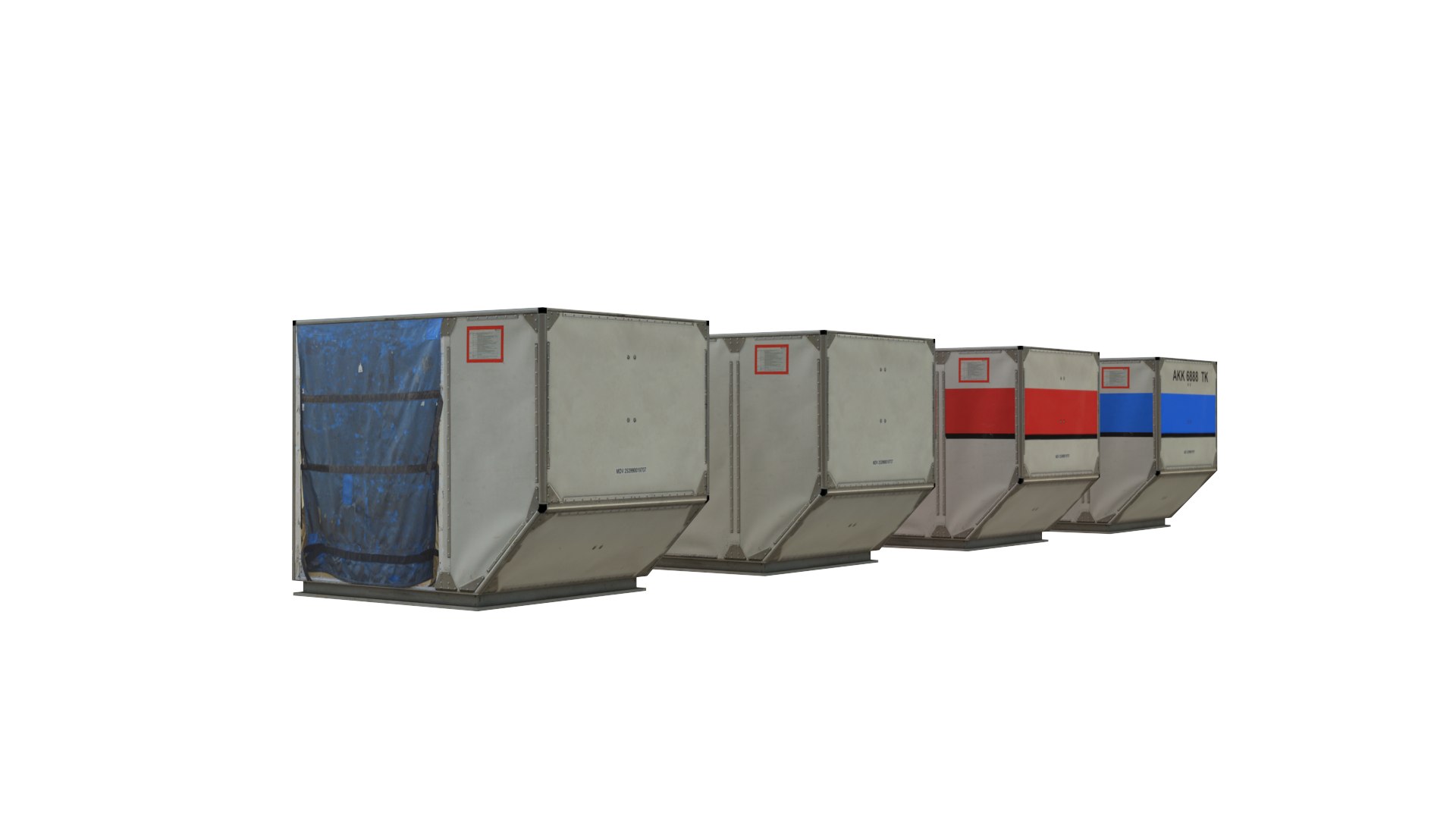 Air Cargo Container 3D - TurboSquid 2107128