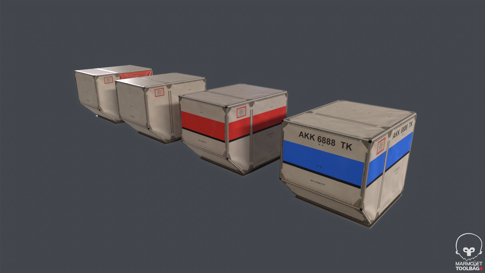 Air Cargo Container 3D - TurboSquid 2107128