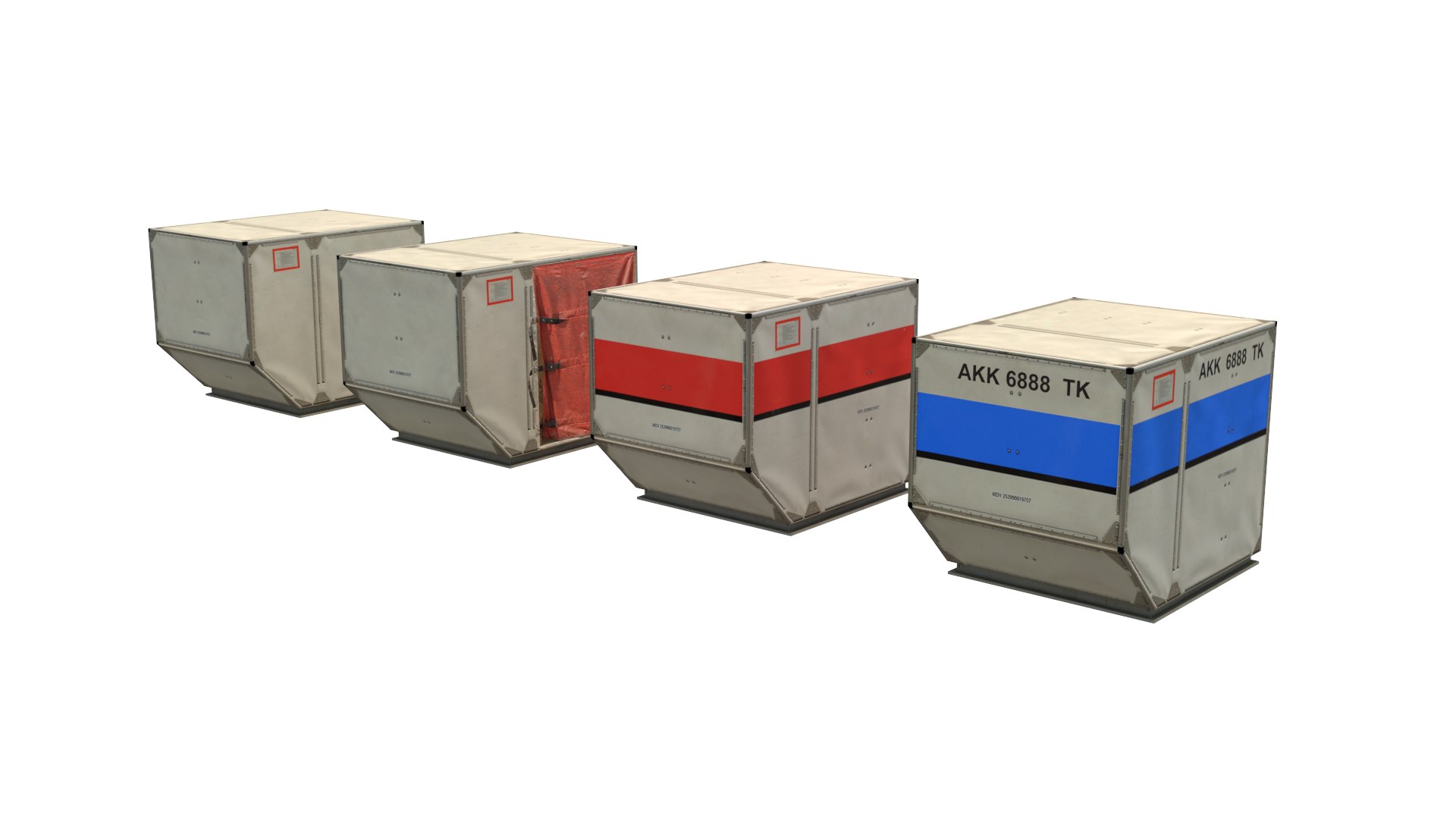 Air Cargo Container 3D - TurboSquid 2107128