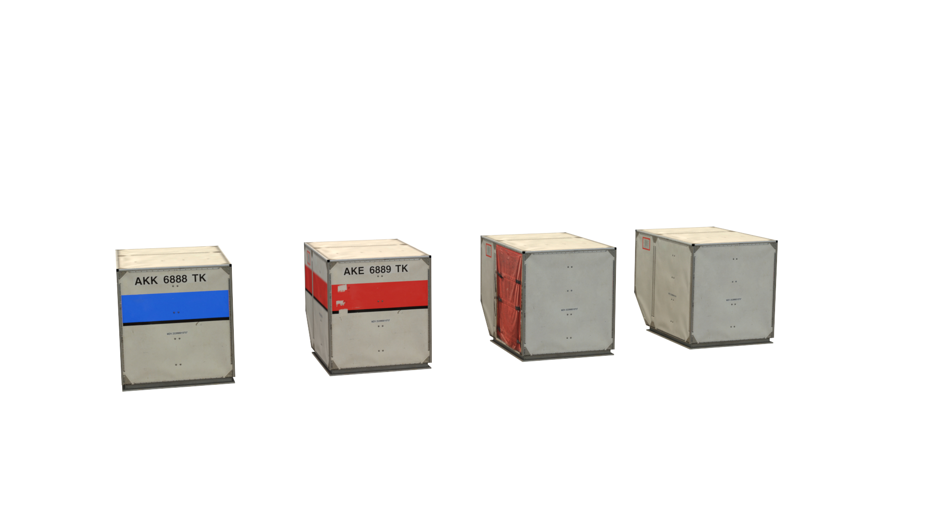 Air Cargo Container 3D - TurboSquid 2107128