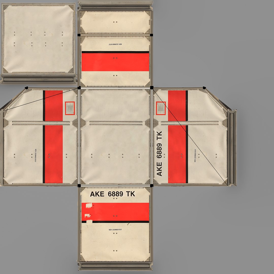 Air Cargo Container 3D - TurboSquid 2107128