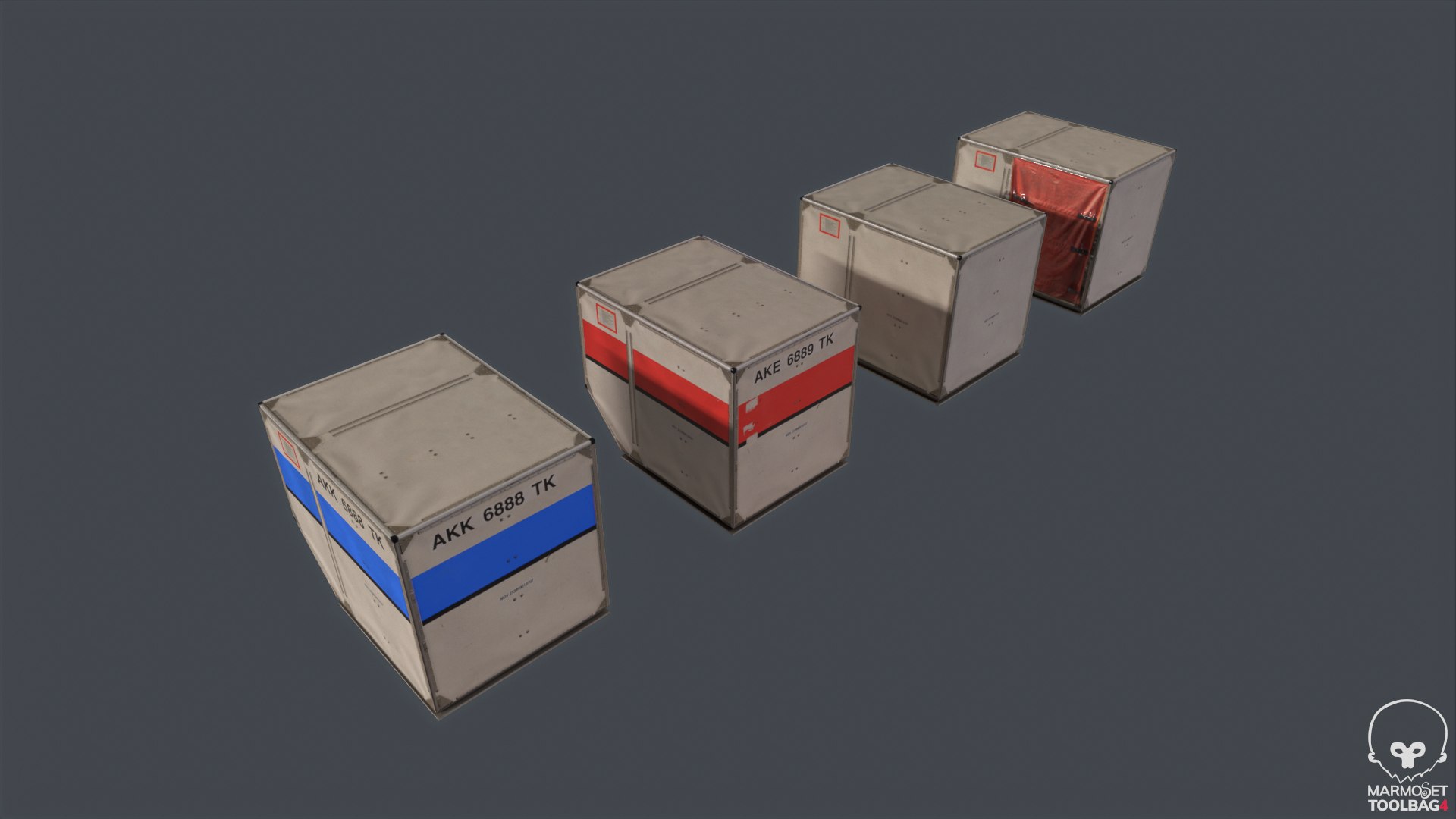 Air Cargo Container 3D - TurboSquid 2107128