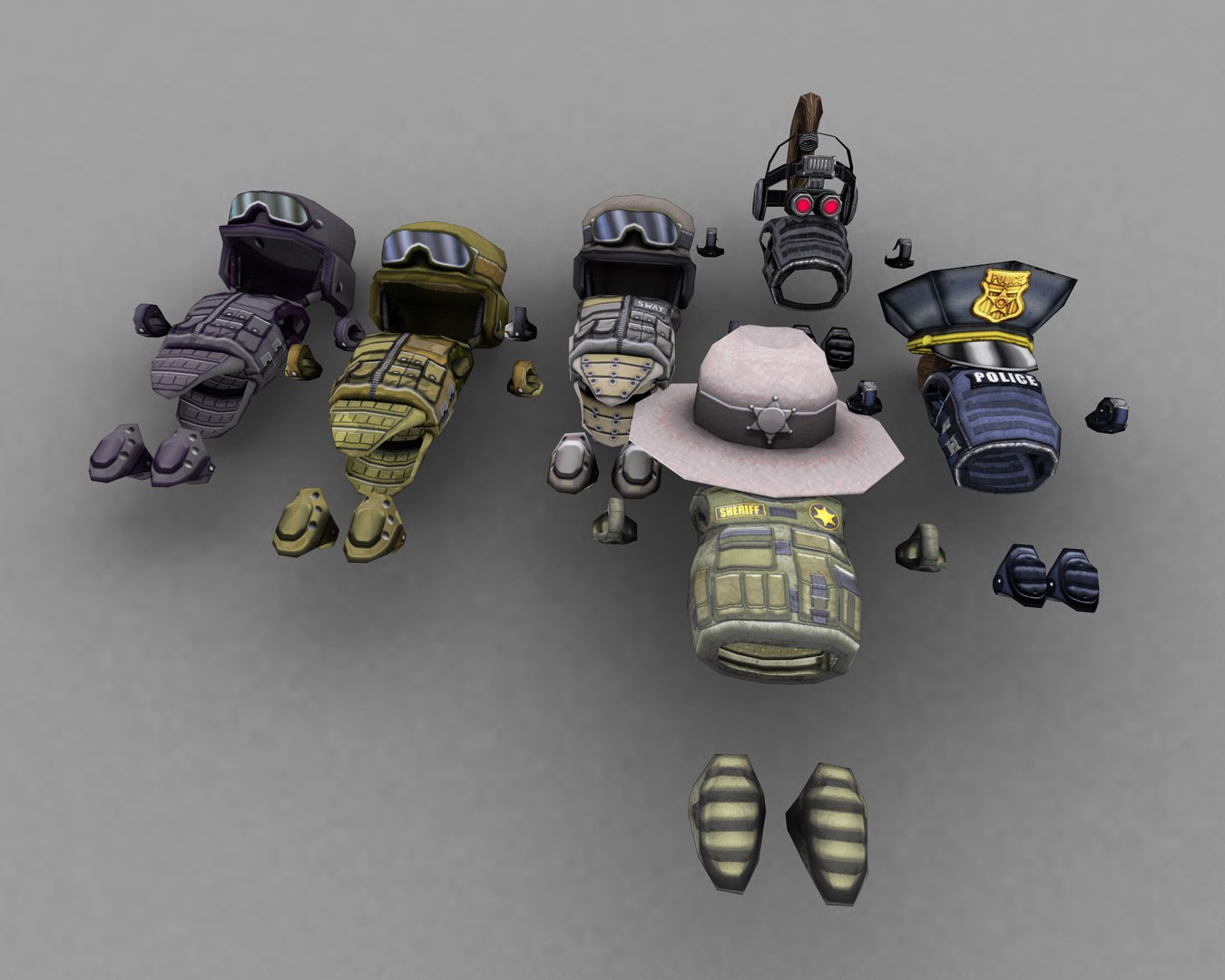 PoliceForceV1 model - TurboSquid 1775870