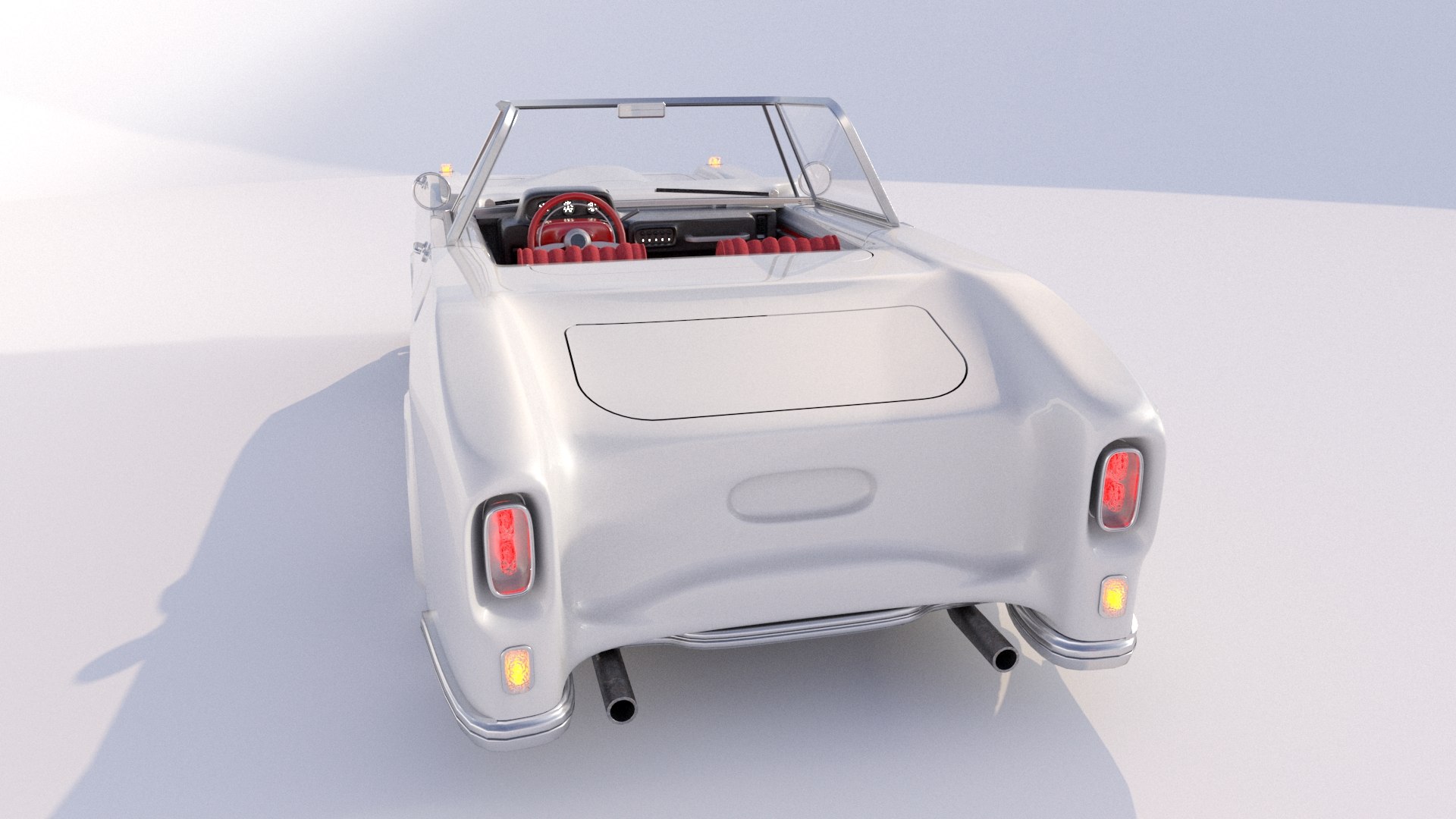 Convertible Classic Car 3D Model - TurboSquid 1484948