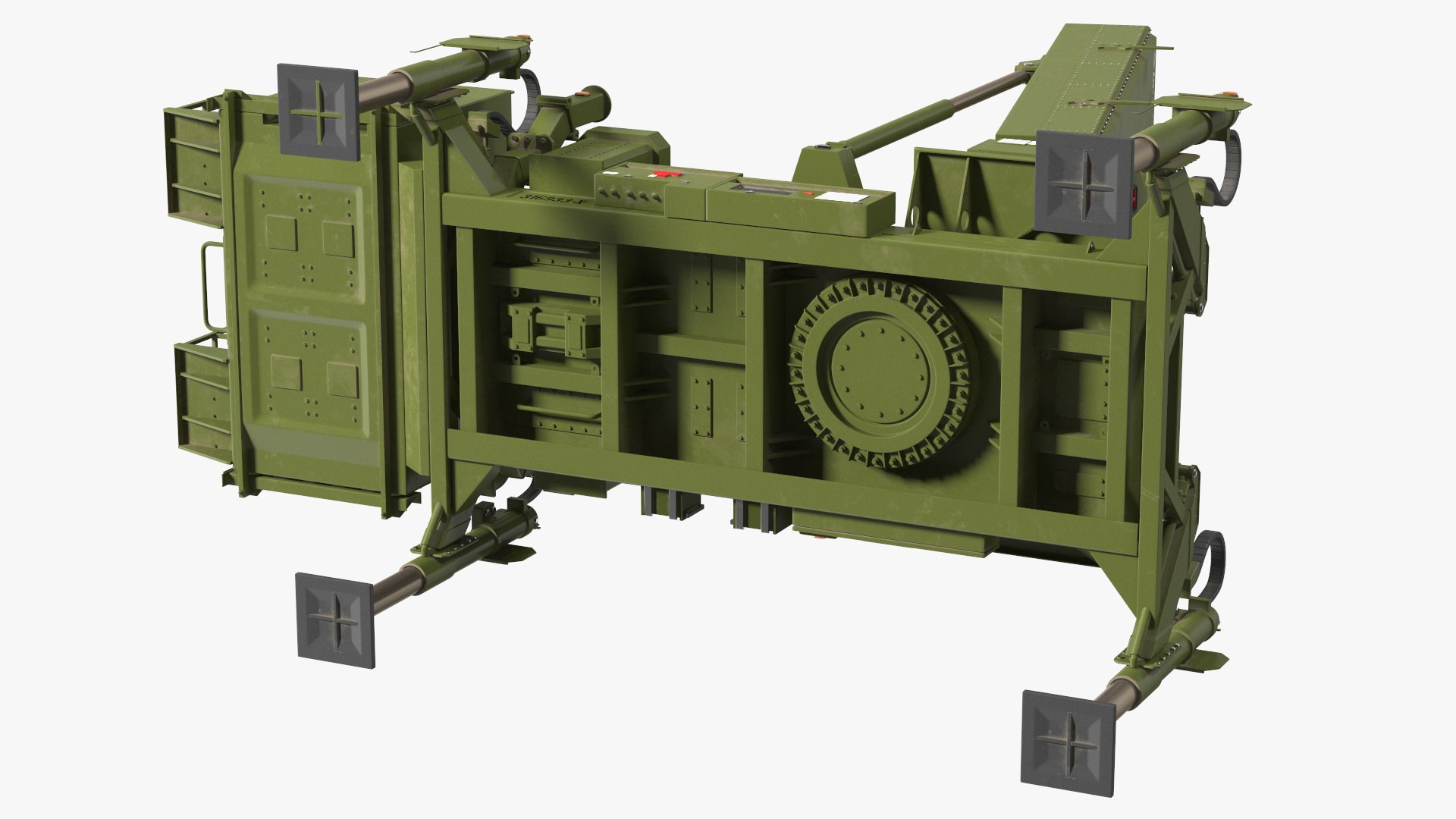 3D ELTA ELM 2084 Multi Mission Radar Rigged Model - TurboSquid 1772634