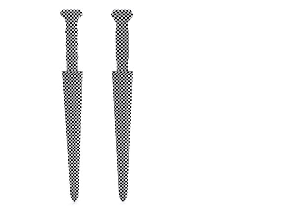 3d ancient bronze sword lods model