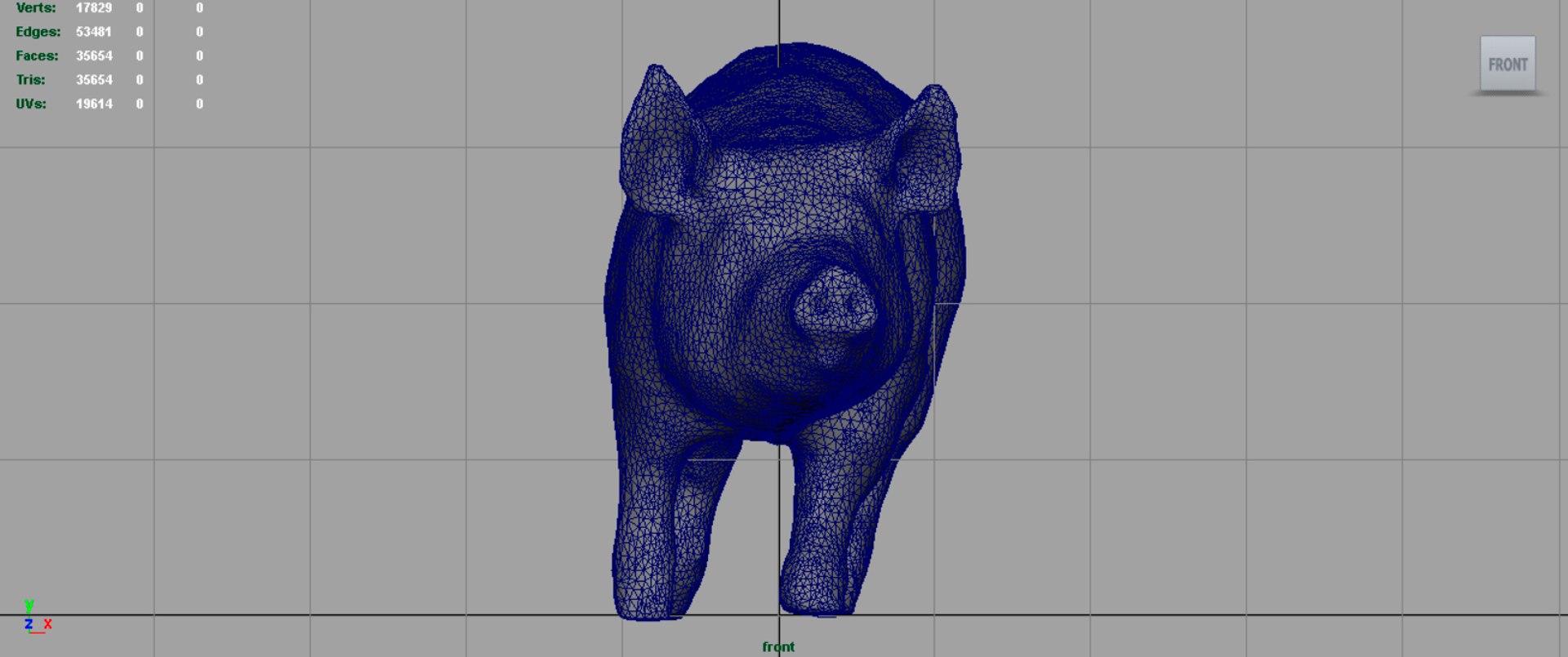 3D Pig Model - TurboSquid 1169231
