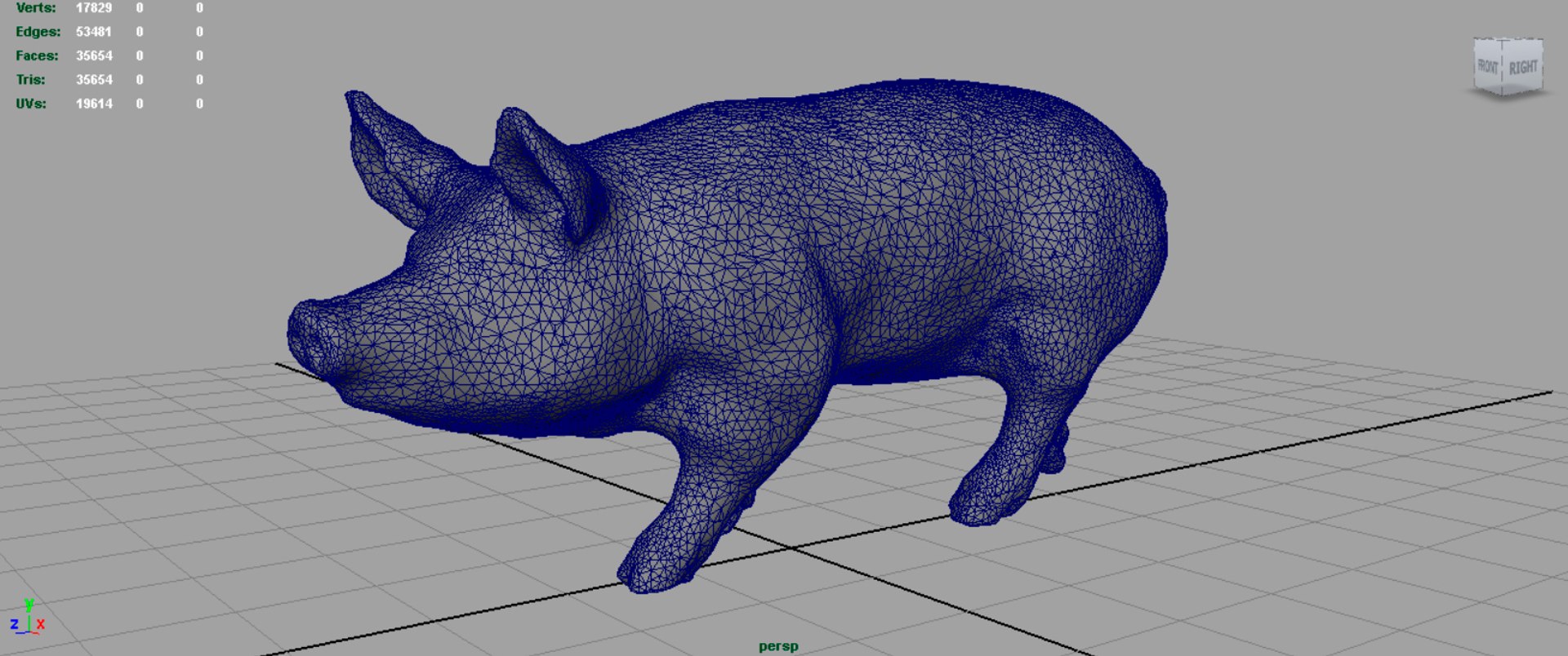 3D Pig Model - TurboSquid 1169231