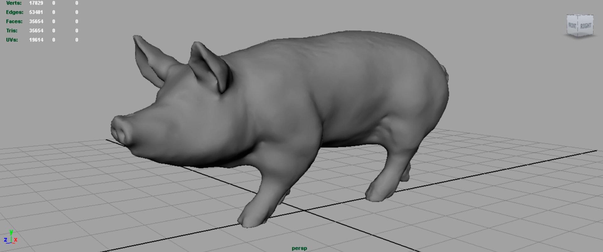3D Pig Model - TurboSquid 1169231