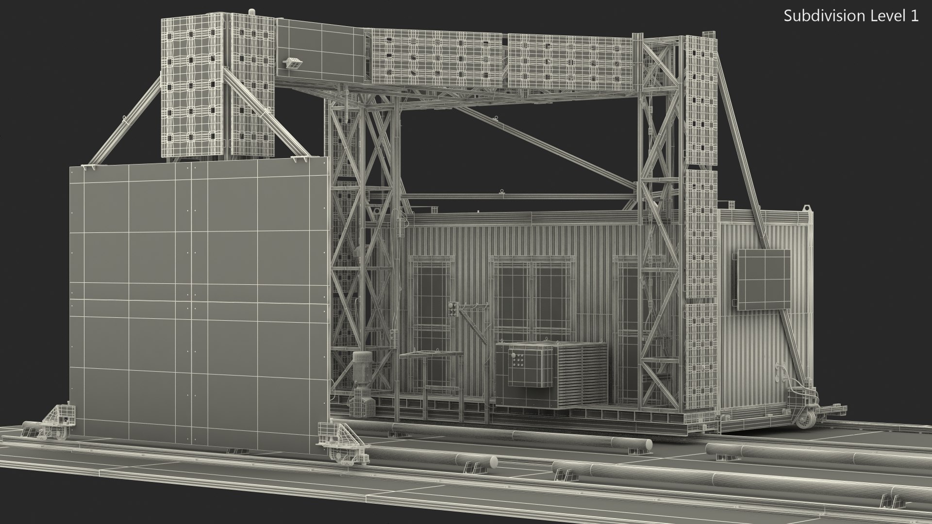 Smiths Detection Freight Scanner HCVG Rigged 3D - TurboSquid 1714292