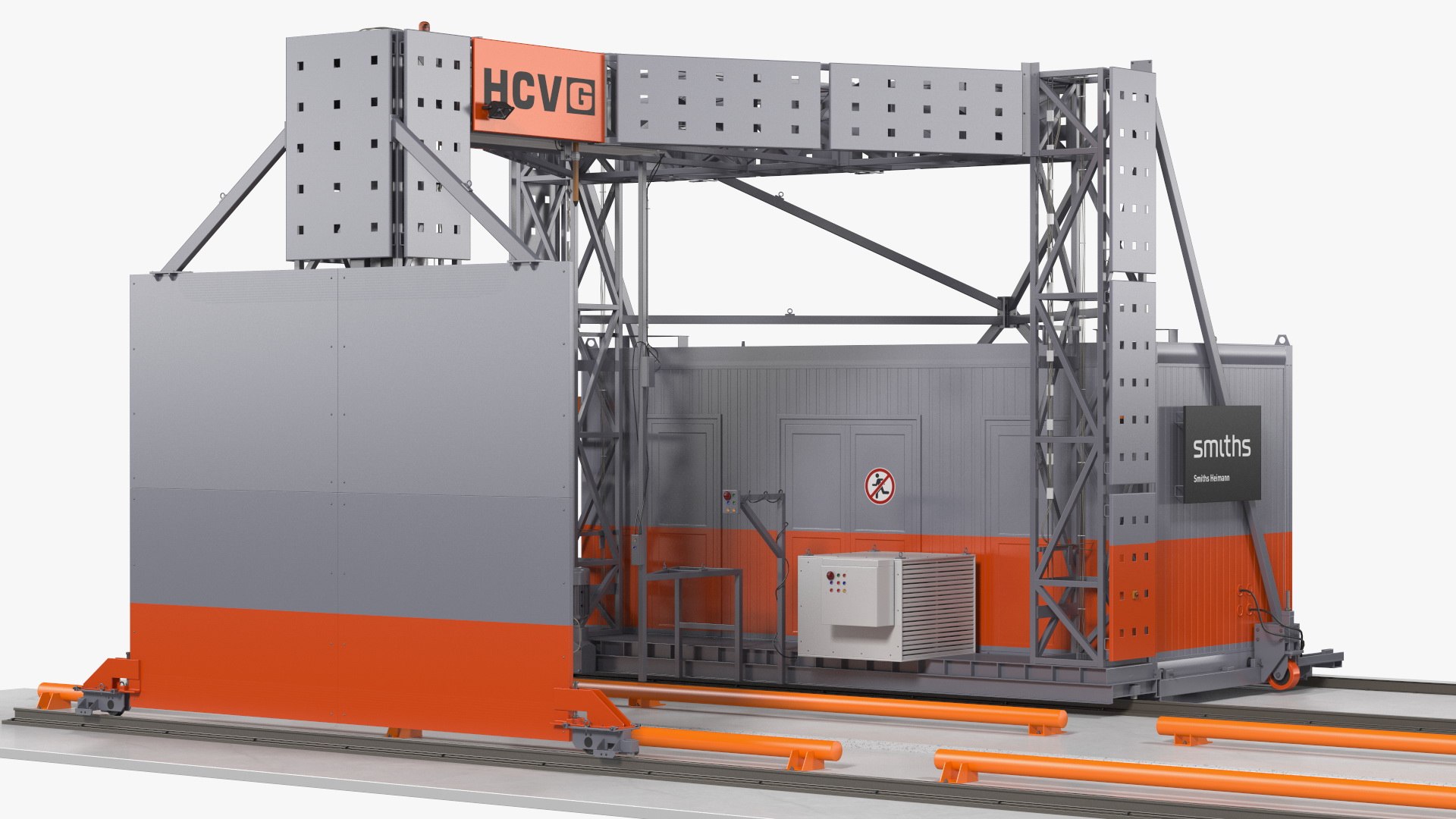 Smiths Detection Freight Scanner HCVG Rigged 3D - TurboSquid 1714292