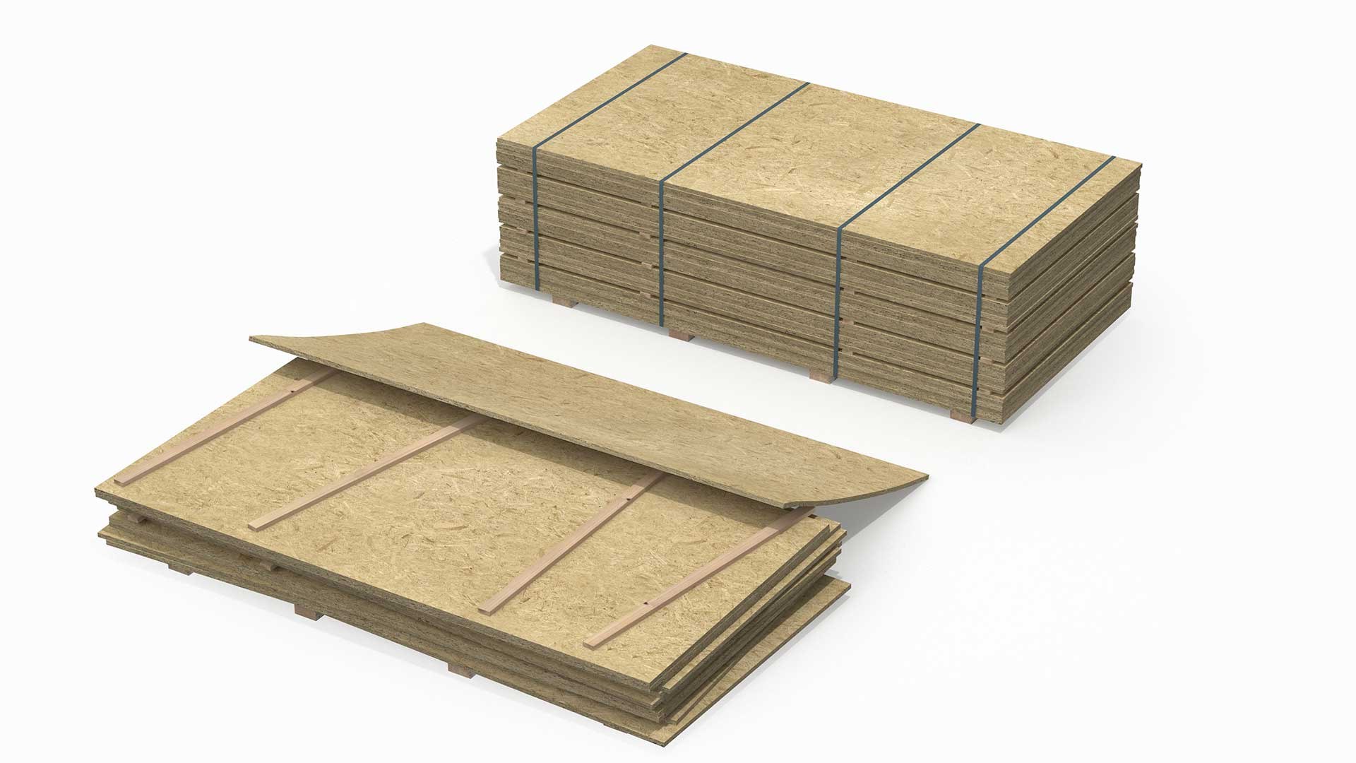 3D Stack Of Plywoods Chipboard PBR 3 Model - TurboSquid 2186609