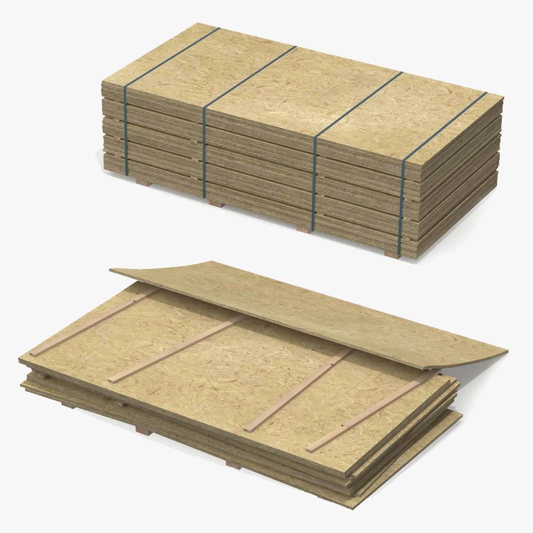 3D Stack Of Plywoods Chipboard PBR 3 Model - TurboSquid 2186609