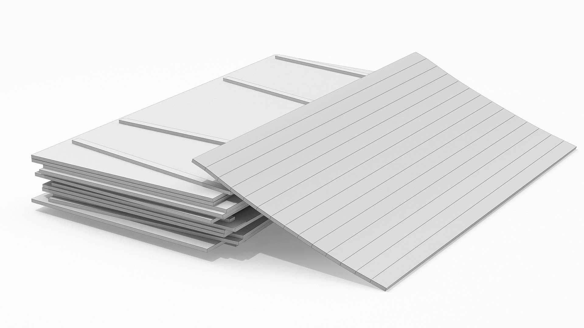 3D Stack Of Plywoods Chipboard PBR 3 Model - TurboSquid 2186609