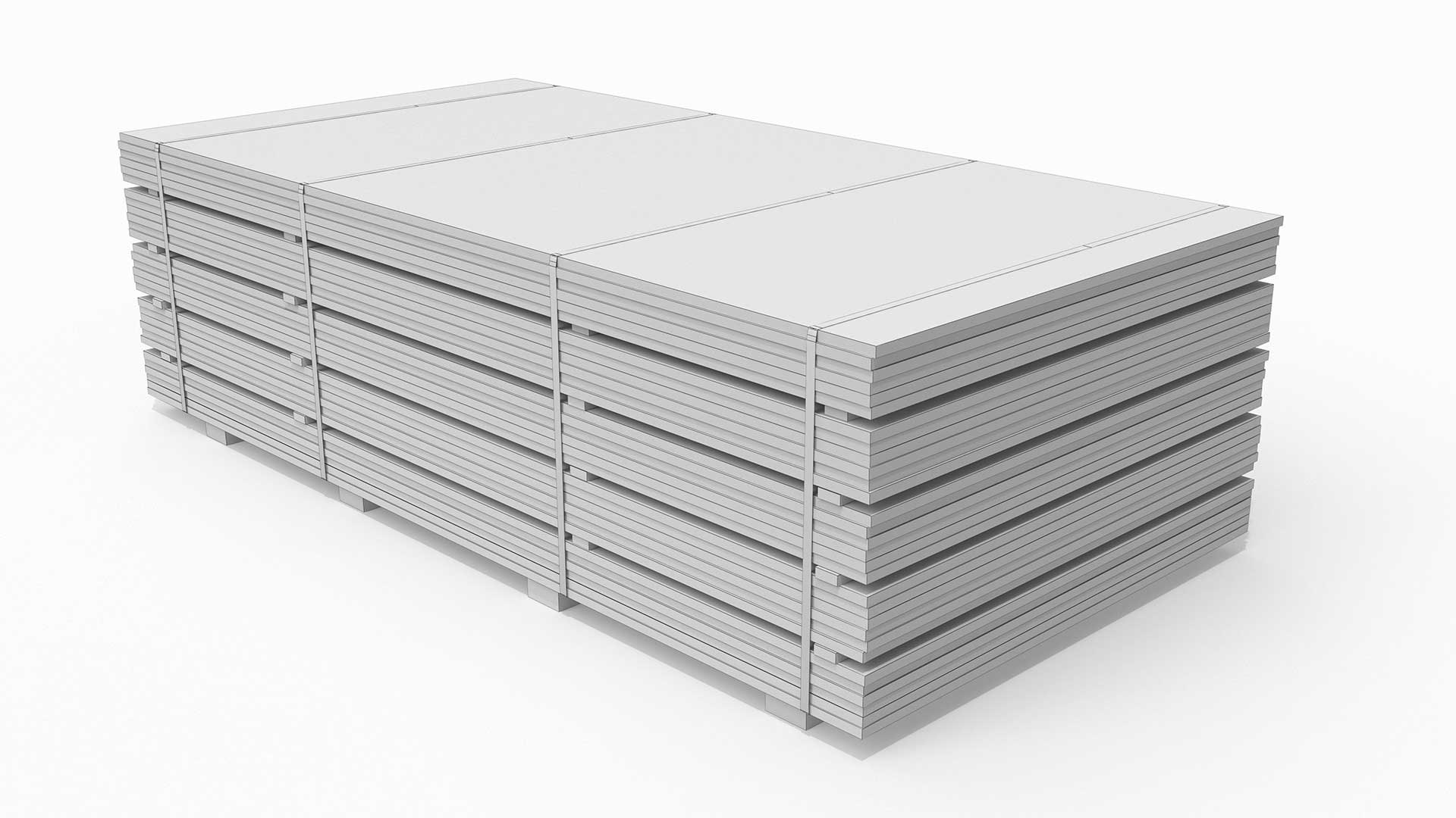 3D Stack Of Plywoods Chipboard PBR 3 Model - TurboSquid 2186609