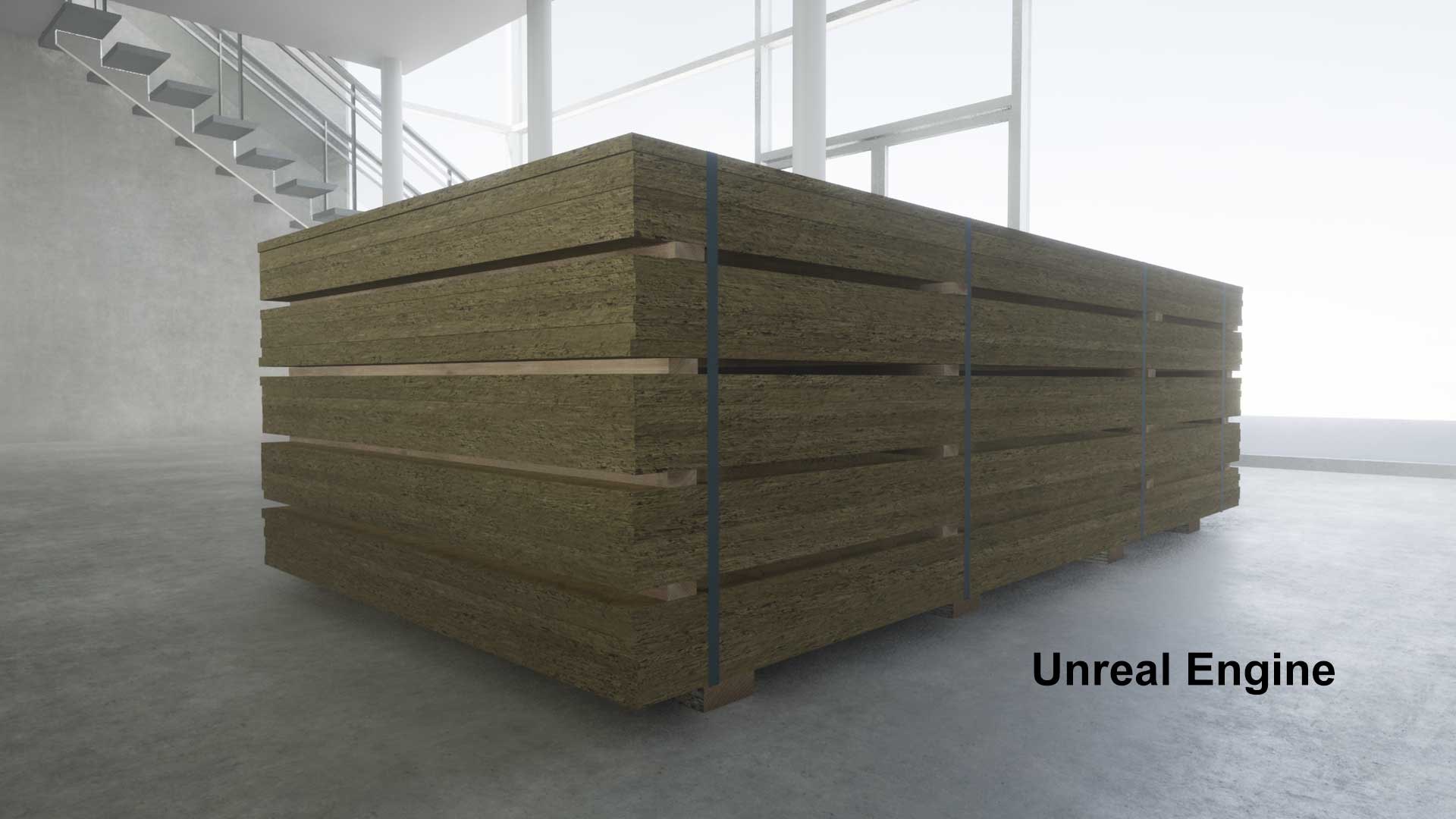 3D Stack Of Plywoods Chipboard PBR 3 Model - TurboSquid 2186609