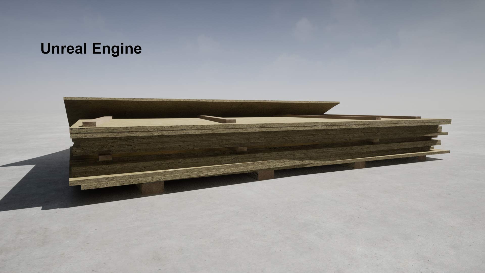 3D Stack Of Plywoods Chipboard PBR 3 Model - TurboSquid 2186609