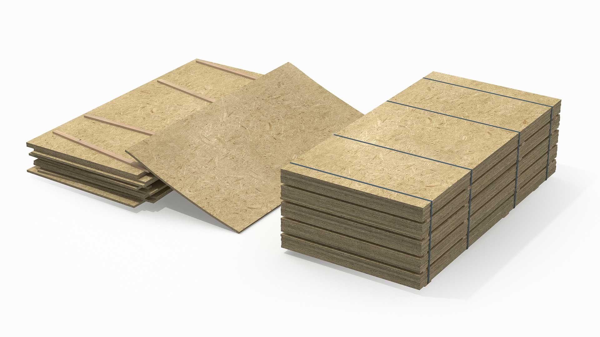 3D Stack Of Plywoods Chipboard PBR 3 Model - TurboSquid 2186609
