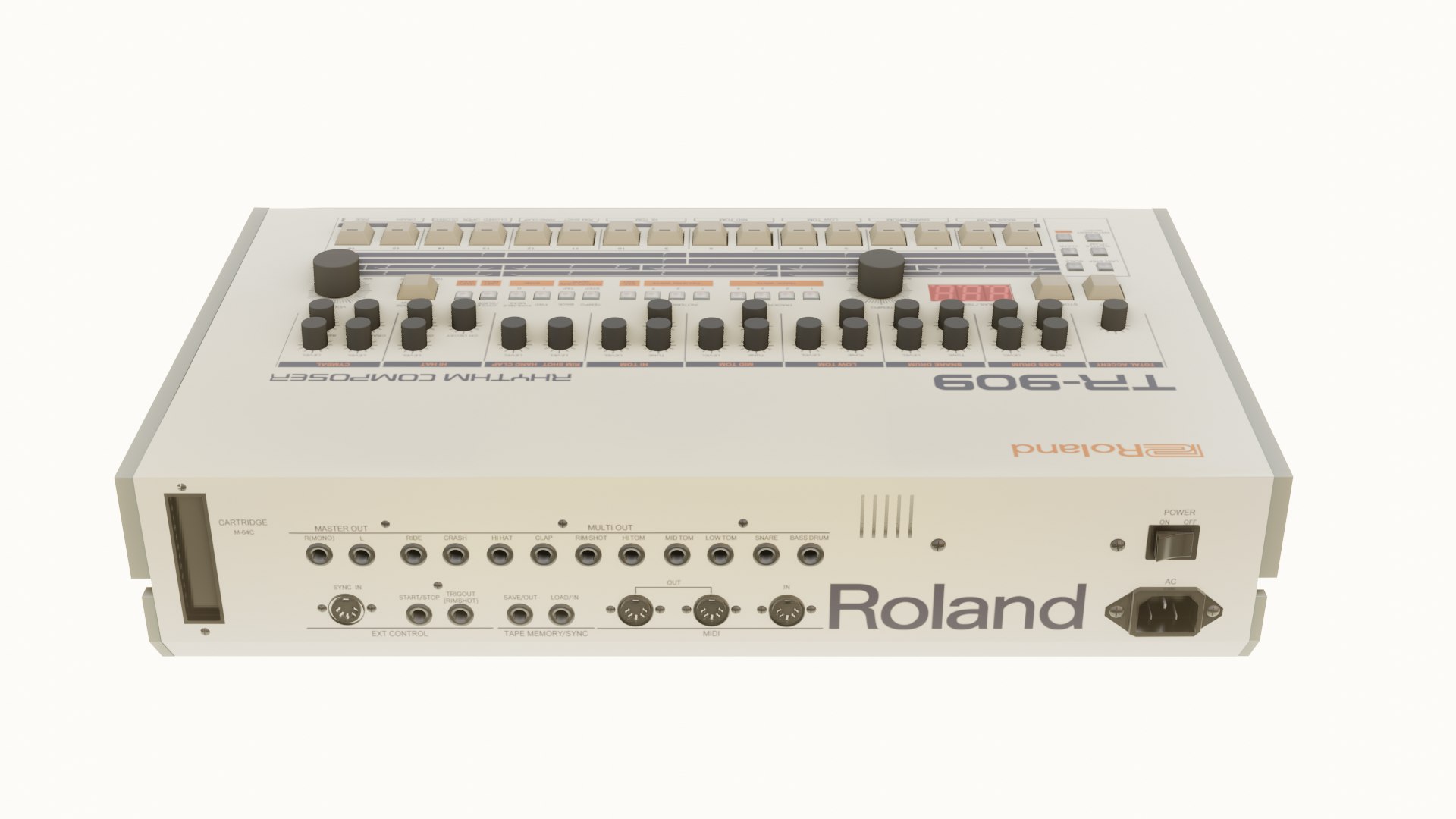 3D Model Roland Tr-909 - TurboSquid 1450051