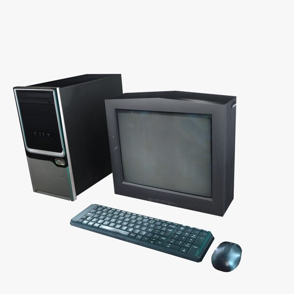 Old computer 02 model - TurboSquid 1940049