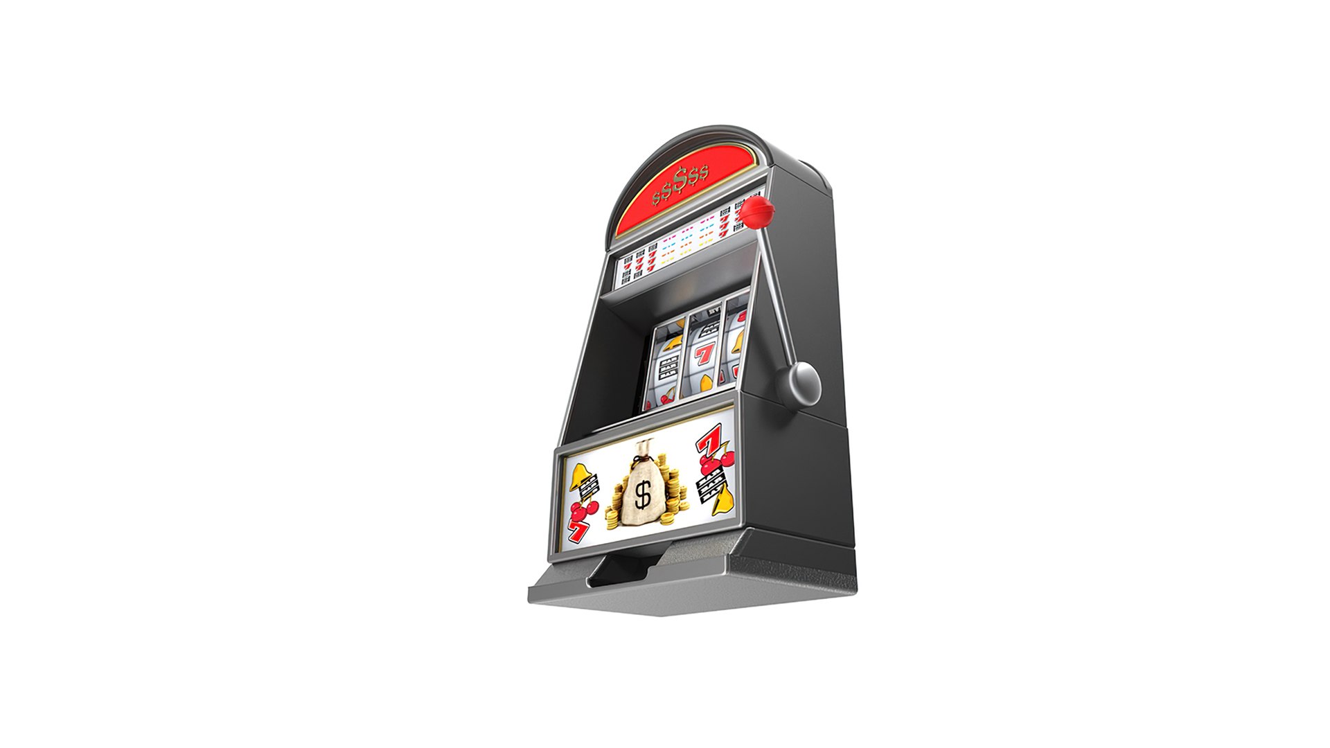 3D Slot Machine Model - TurboSquid 2136456