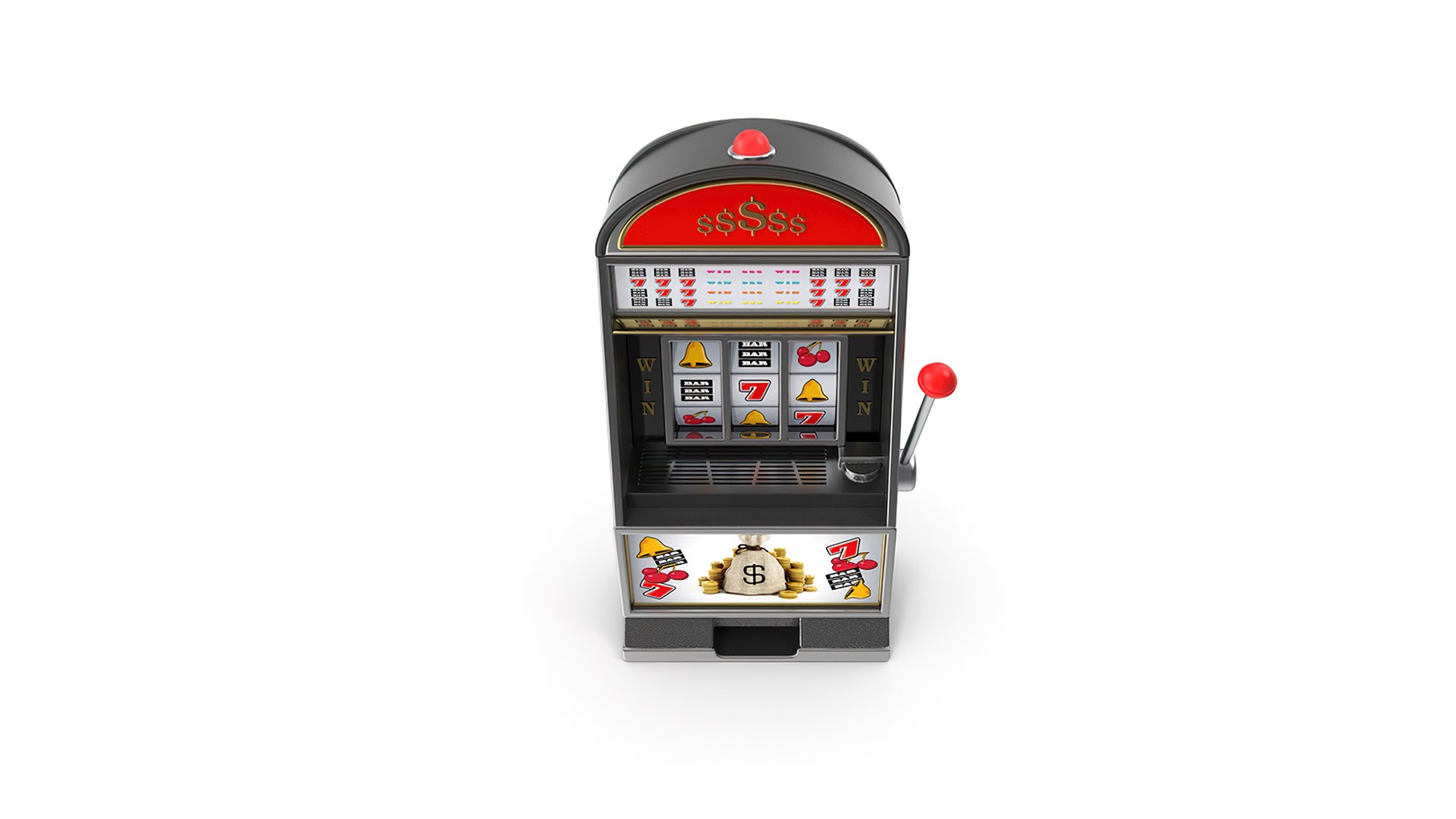 3D Slot Machine Model - TurboSquid 2136456