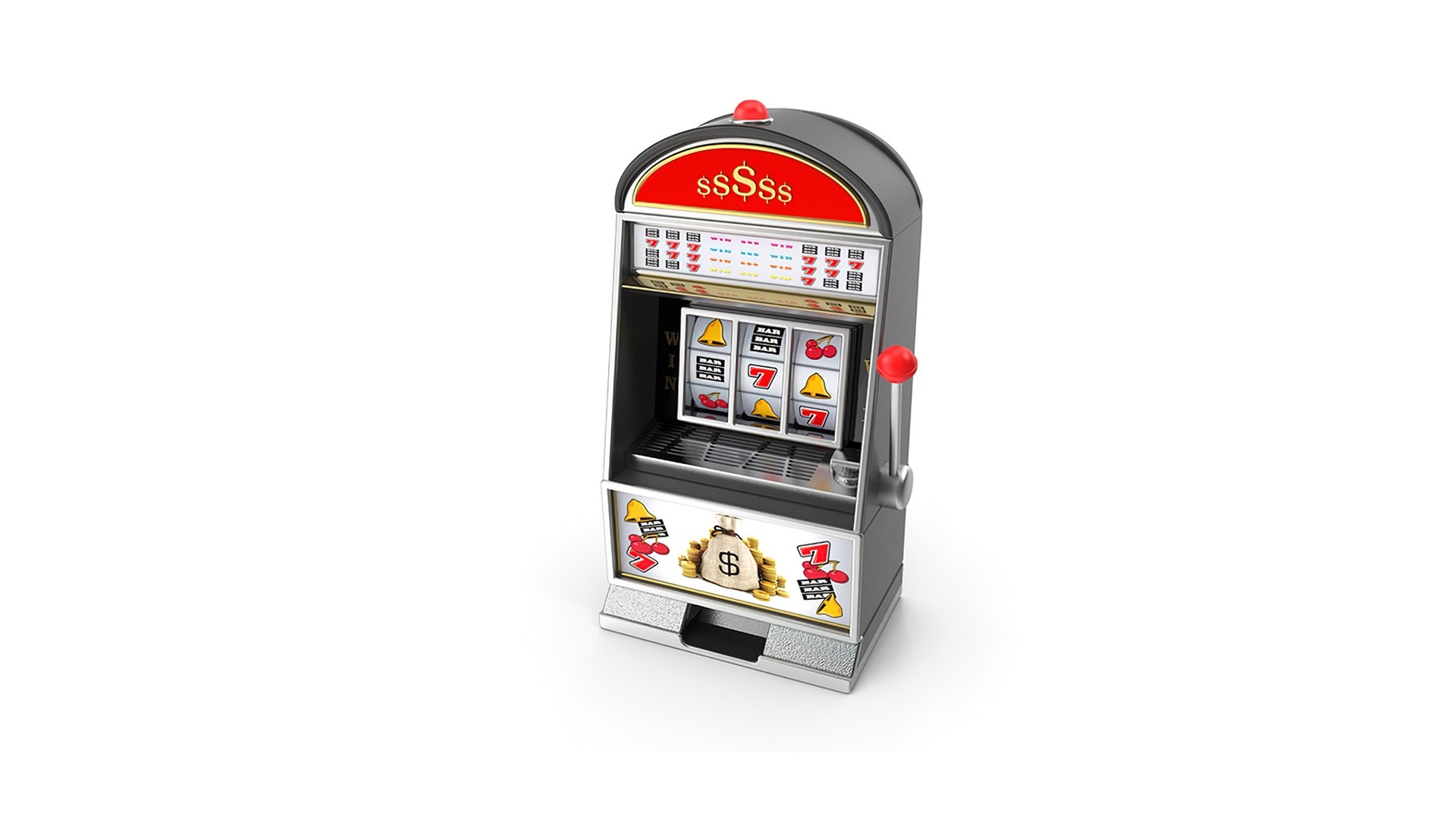 3D Slot Machine Model - TurboSquid 2136456