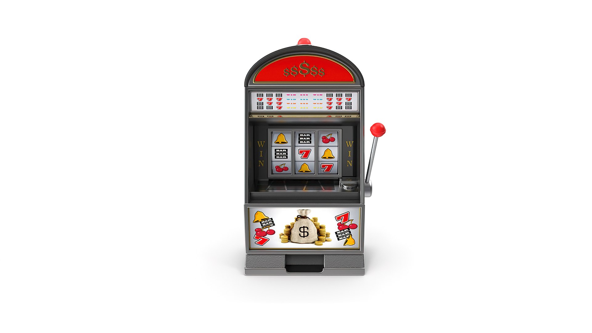 3D Slot Machine Model - TurboSquid 2136456