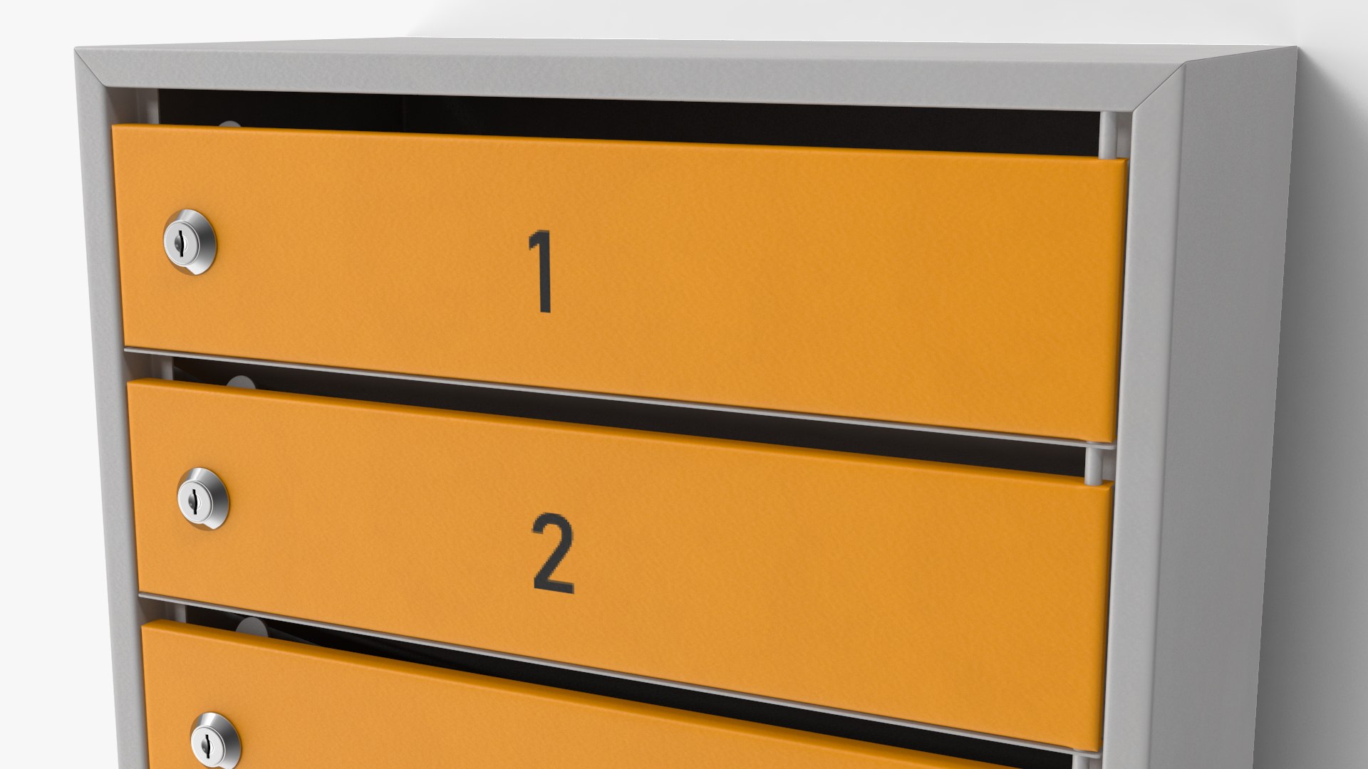 Block Of 12 Apartment Mailboxes Model - TurboSquid 2004686