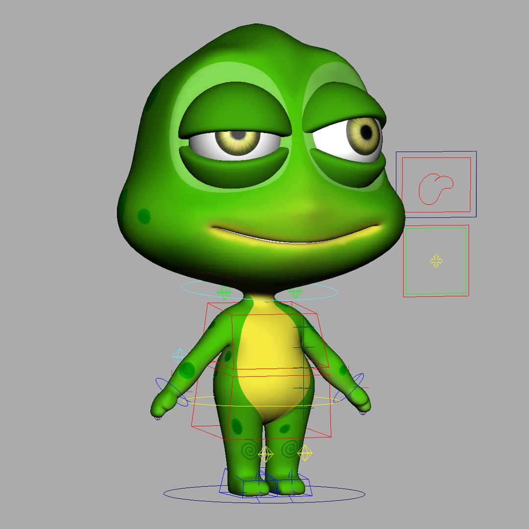 Cartoon Animation Character 3D Model - TurboSquid 1642648