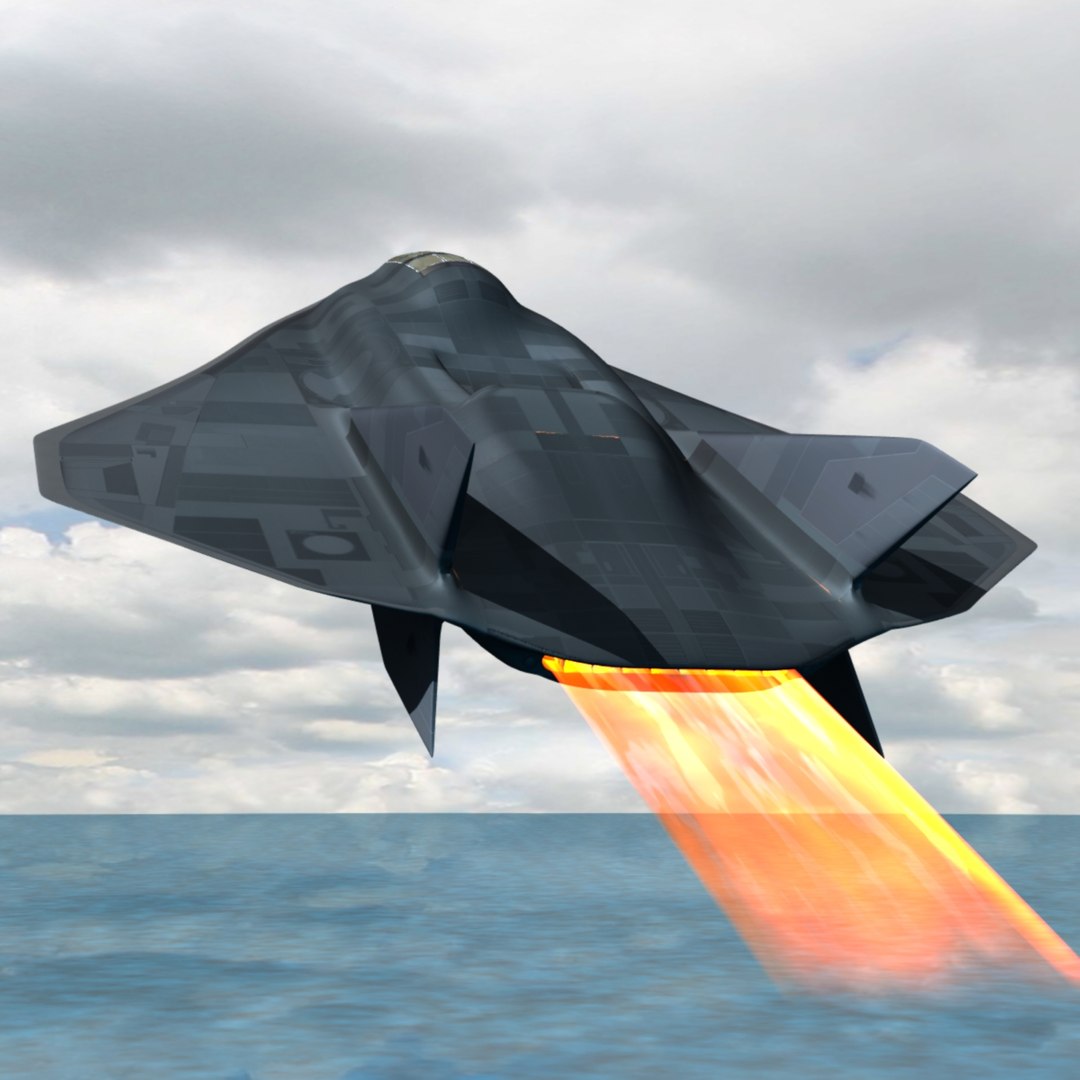 Aurora Secret Reconnaissance Aircraft 3d Model