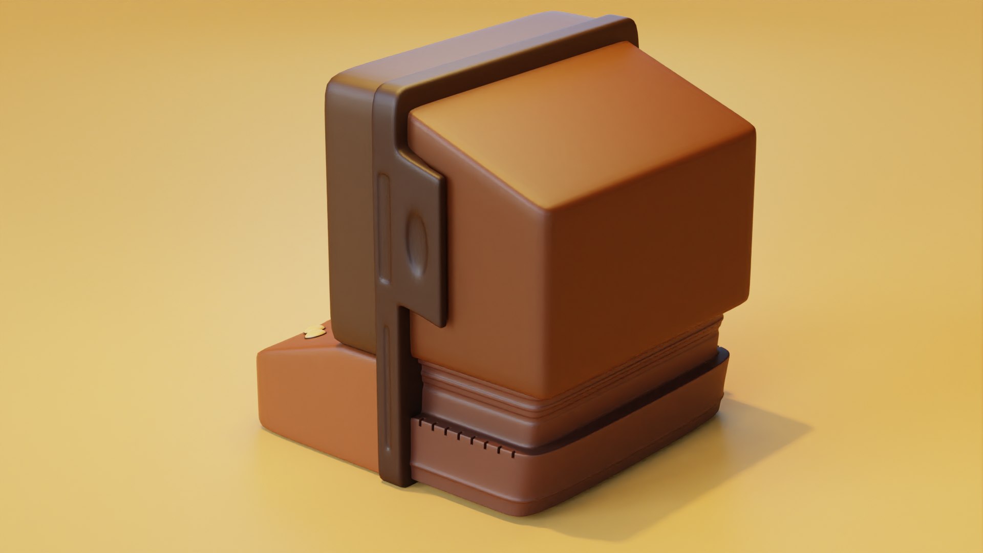 3D Chocolate-themed Desktop Computer model - TurboSquid 2127441