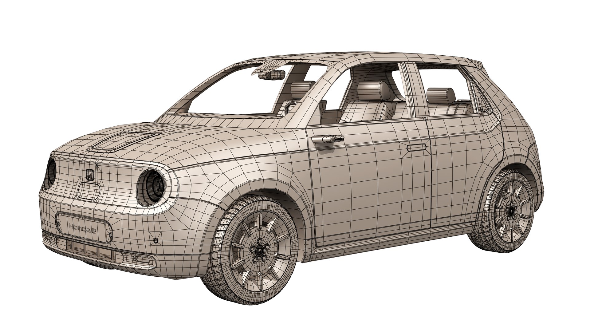 3D Honda Car Model - TurboSquid 1518659
