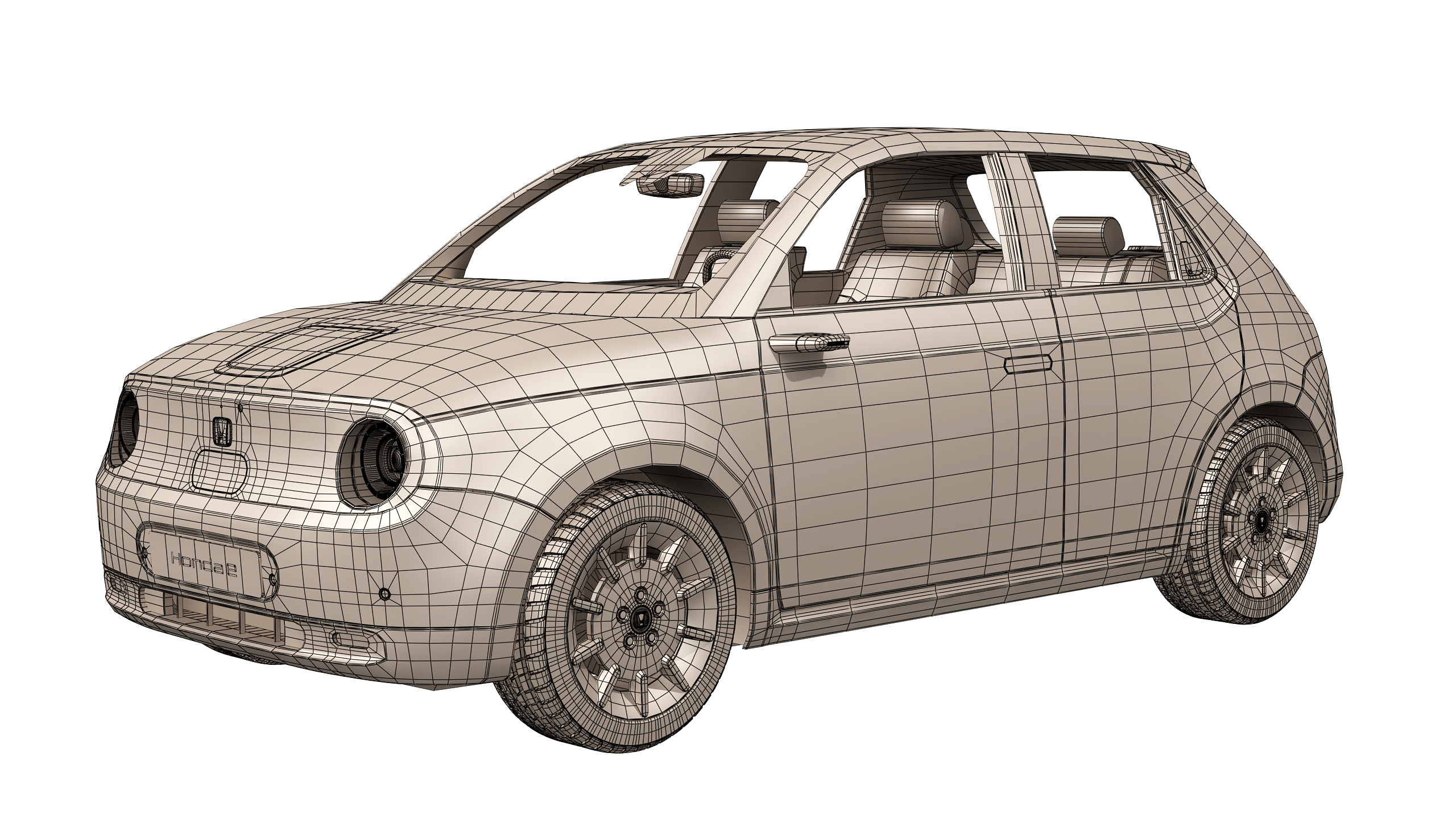 3D honda car model - TurboSquid 1518659