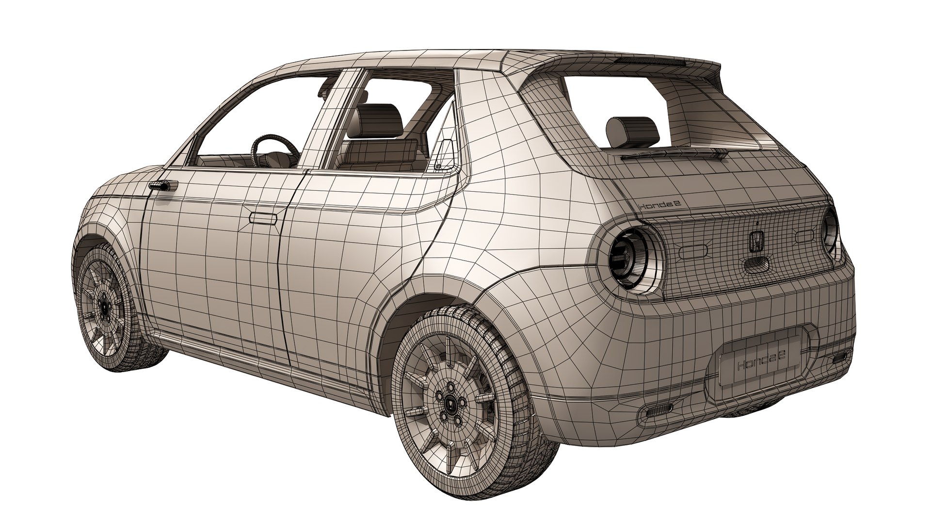 3D Honda Car Model - TurboSquid 1518659