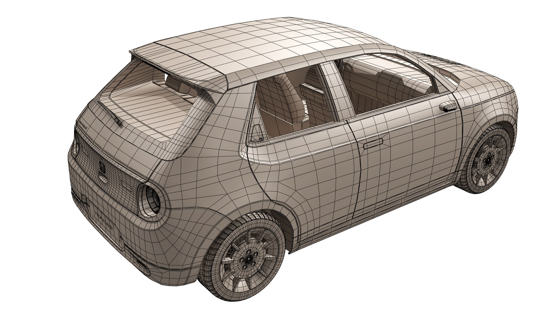 3D Honda Car Model - TurboSquid 1518659