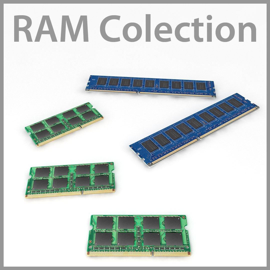 Free Computer Rams 3d Model