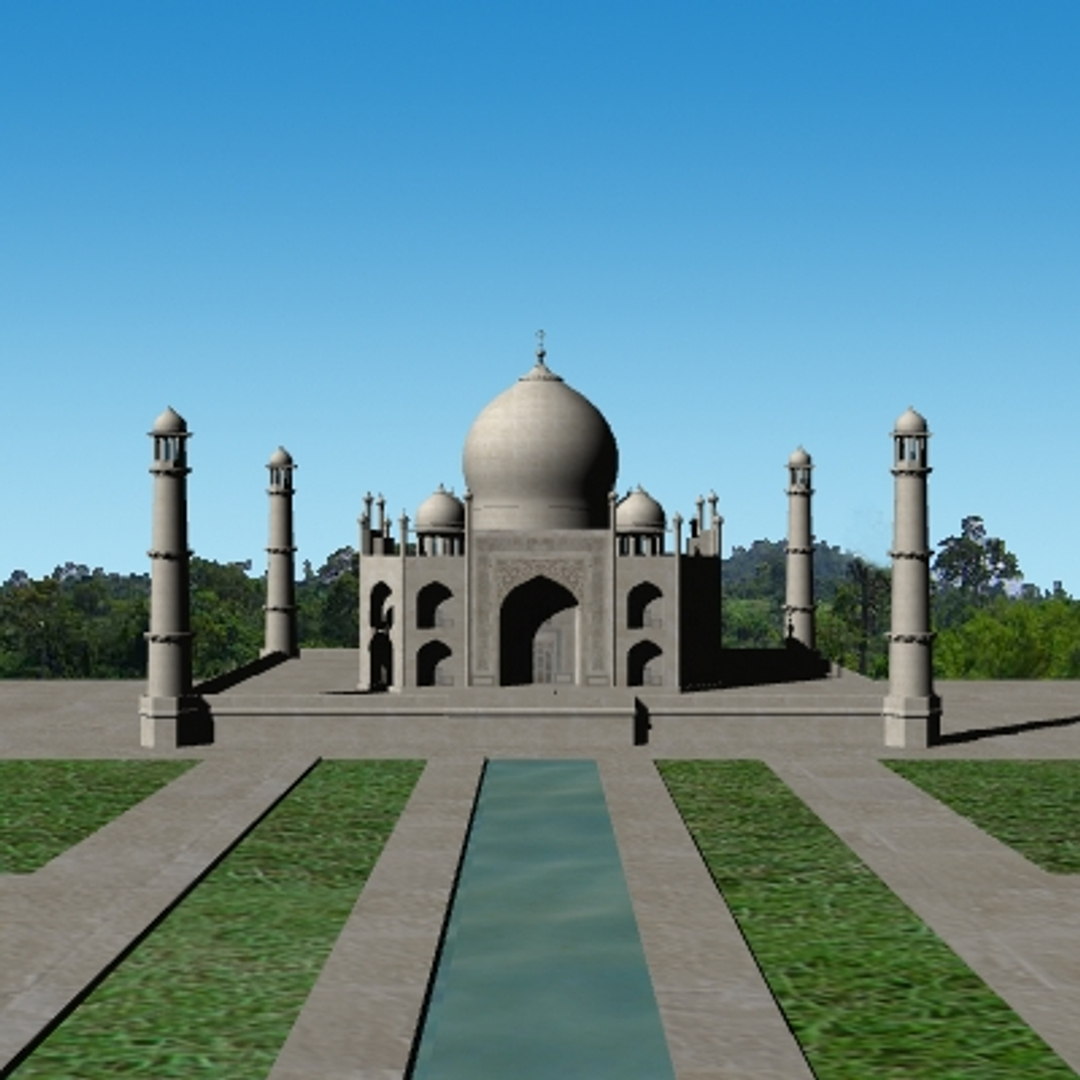 3d taj mahal model
