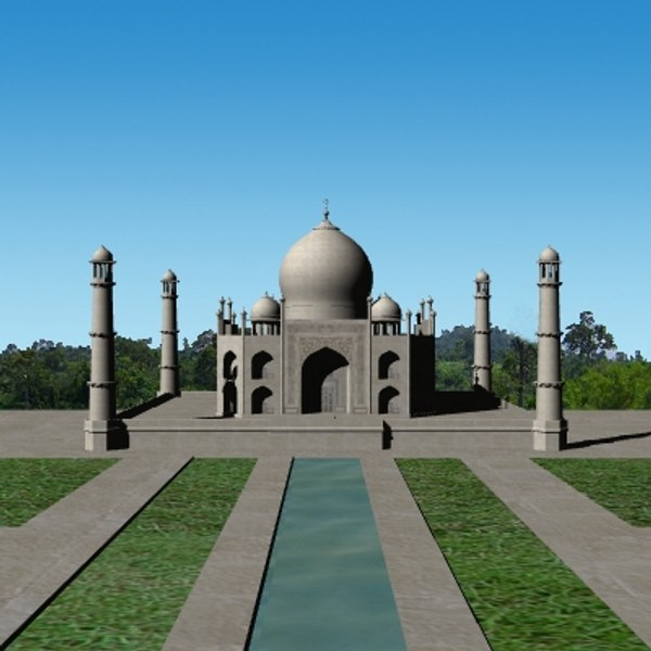 3d taj mahal model