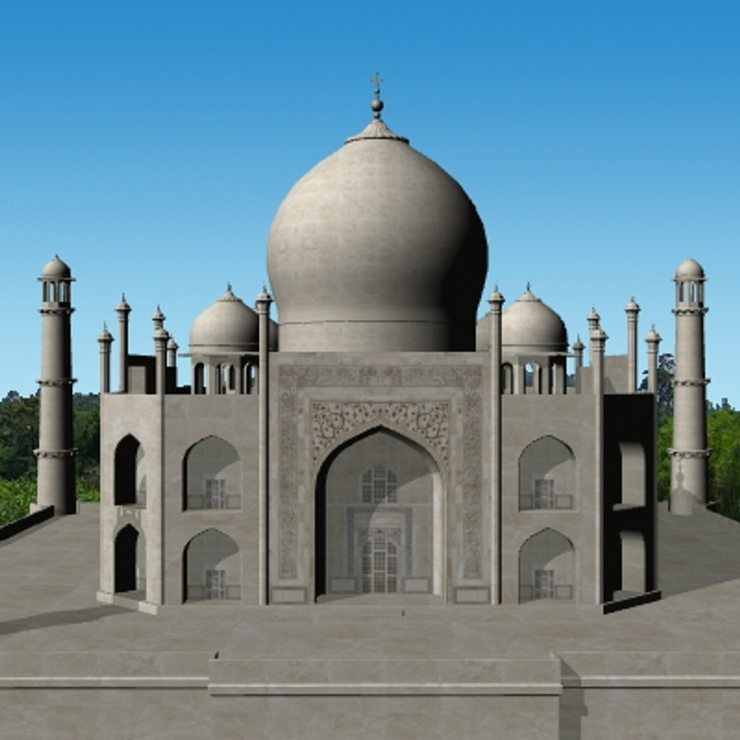 3d taj mahal model