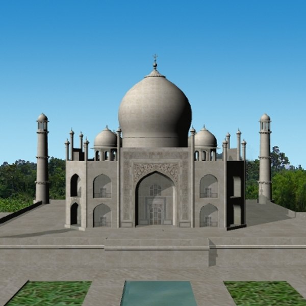 3d taj mahal model