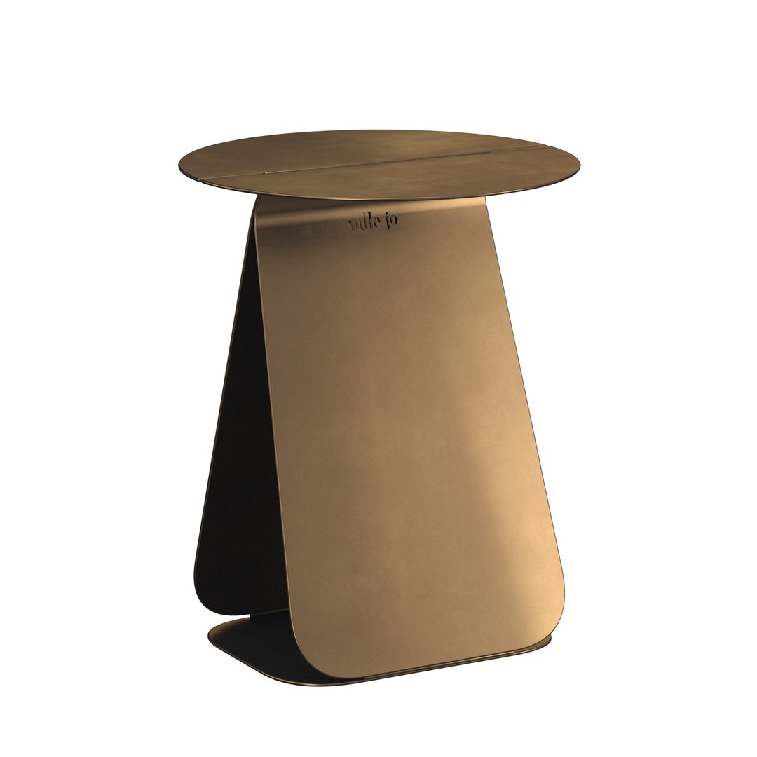 3D Round Symmetrical Table Anodic Bronze - TurboSquid 2260944