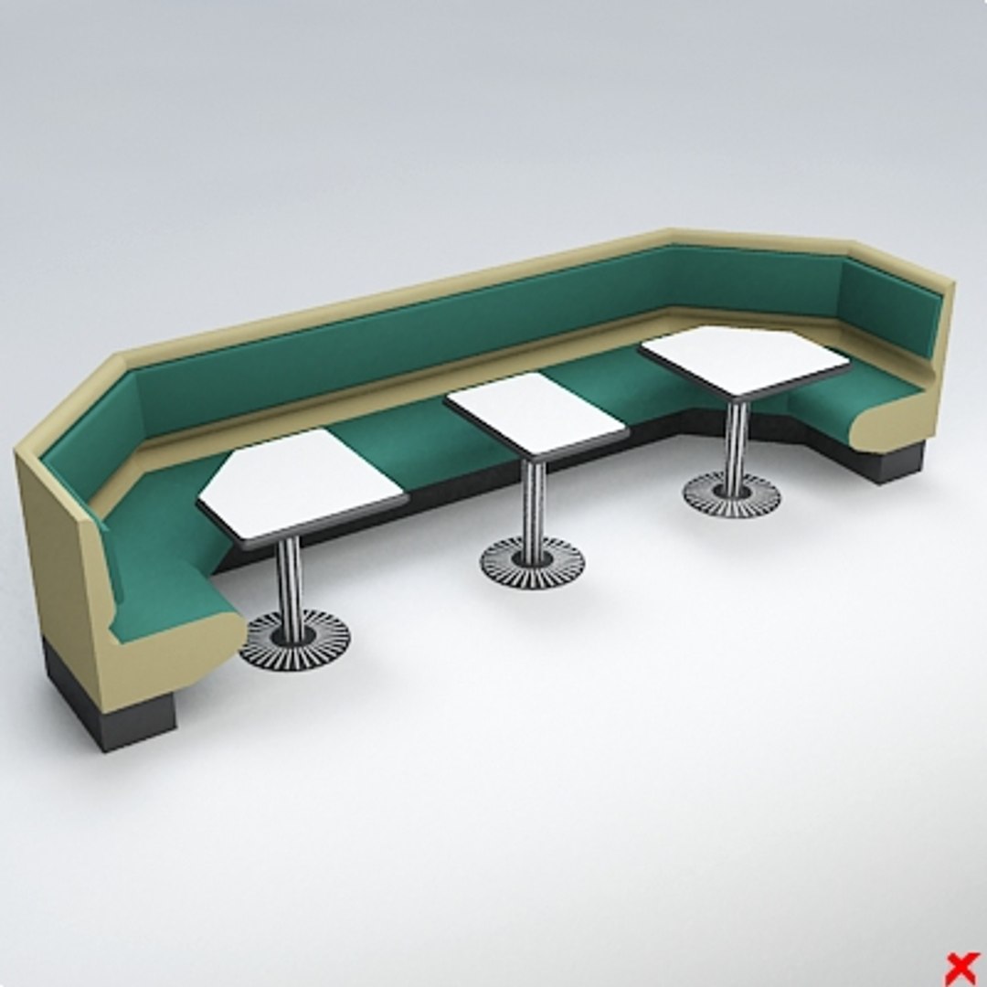 Bench Chair Furniture 3d Model