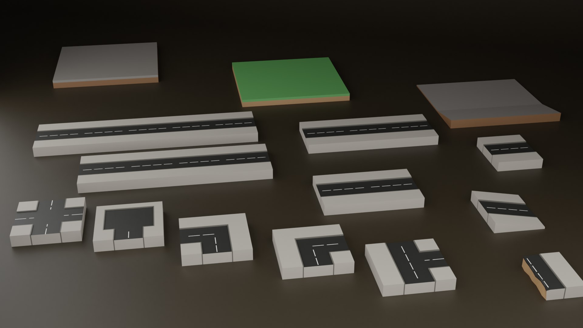 3D Low Poly Mini City Pack Model - TurboSquid 1841566