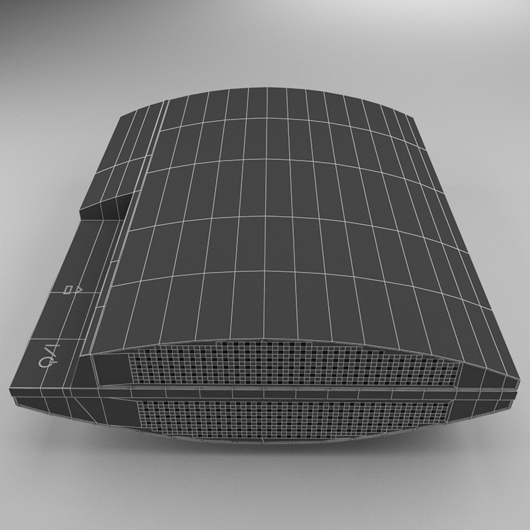 Realistic Playstation 3 3d Model