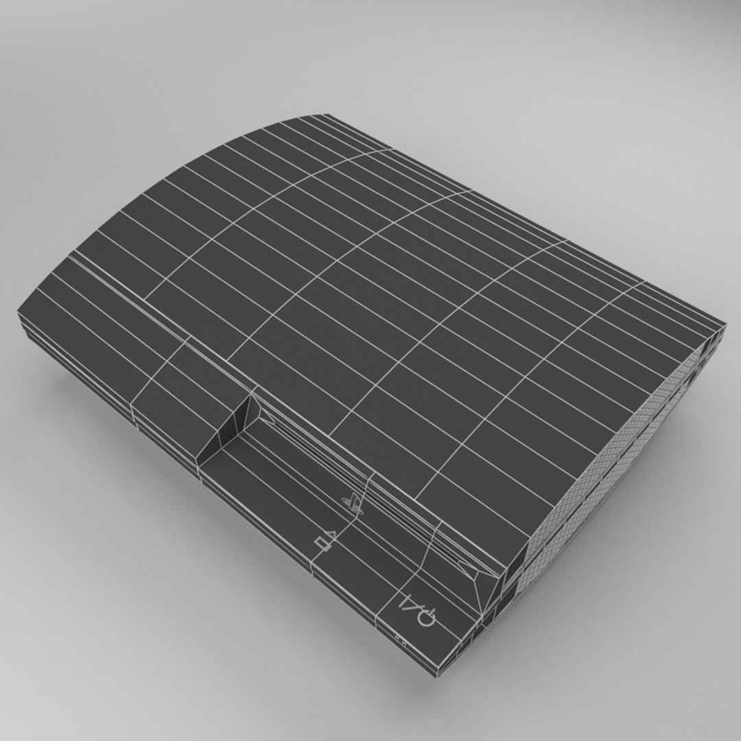 Realistic Playstation 3 3d Model