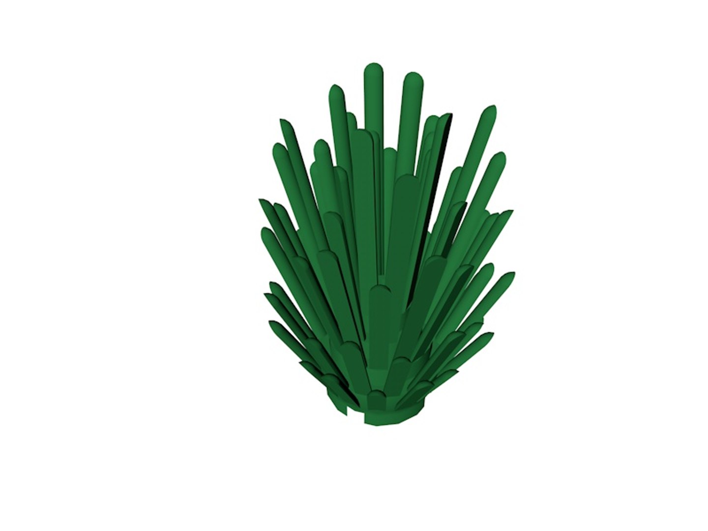 Lego Bush 3d Model