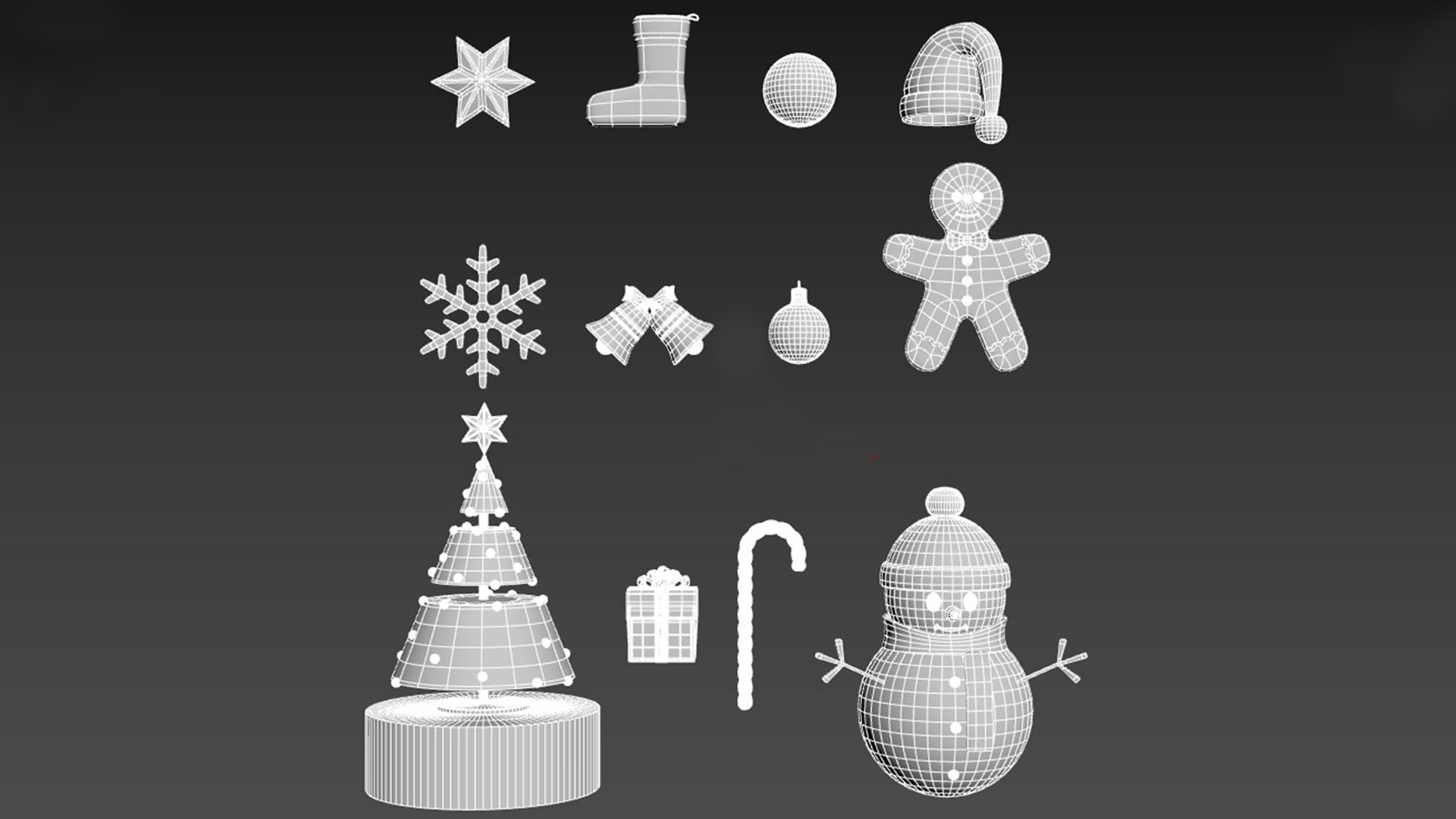 Cristmas Model Pack 3D Model - TurboSquid 1996222