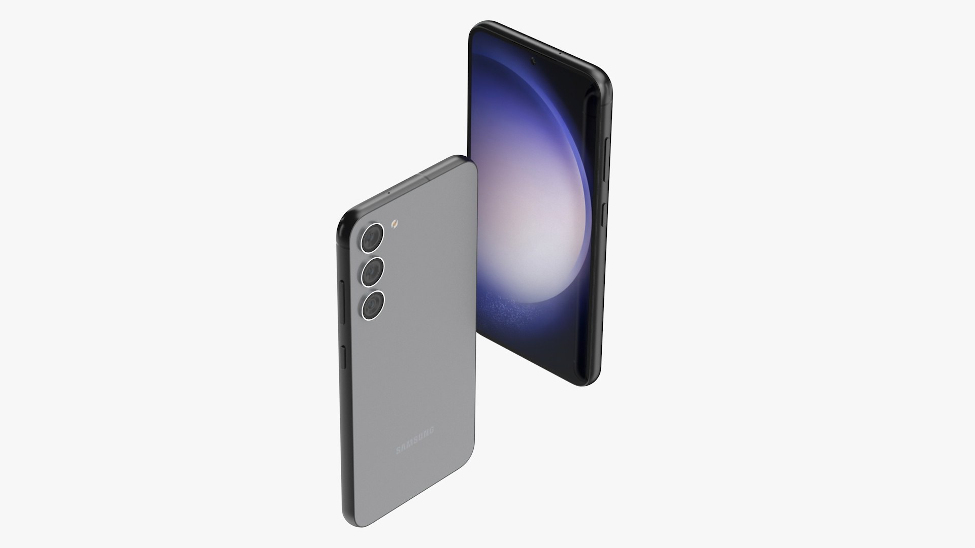 Samsung Galaxy S23 Plus Gray 3D Model - TurboSquid 2027557